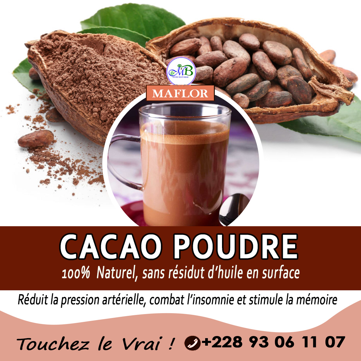 Poudre de Cacao – Assivito | E-commerce, vente et achat en ligne, Togo